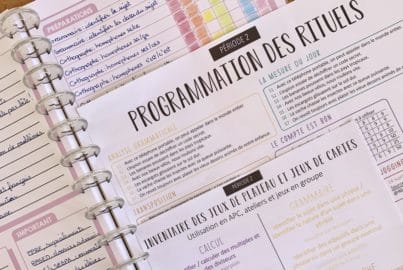 Mes programmations et progressions