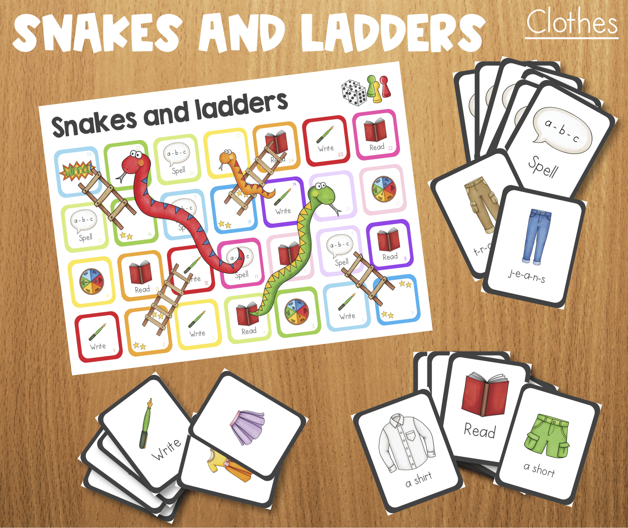 Jeux – Anglais – Clothes