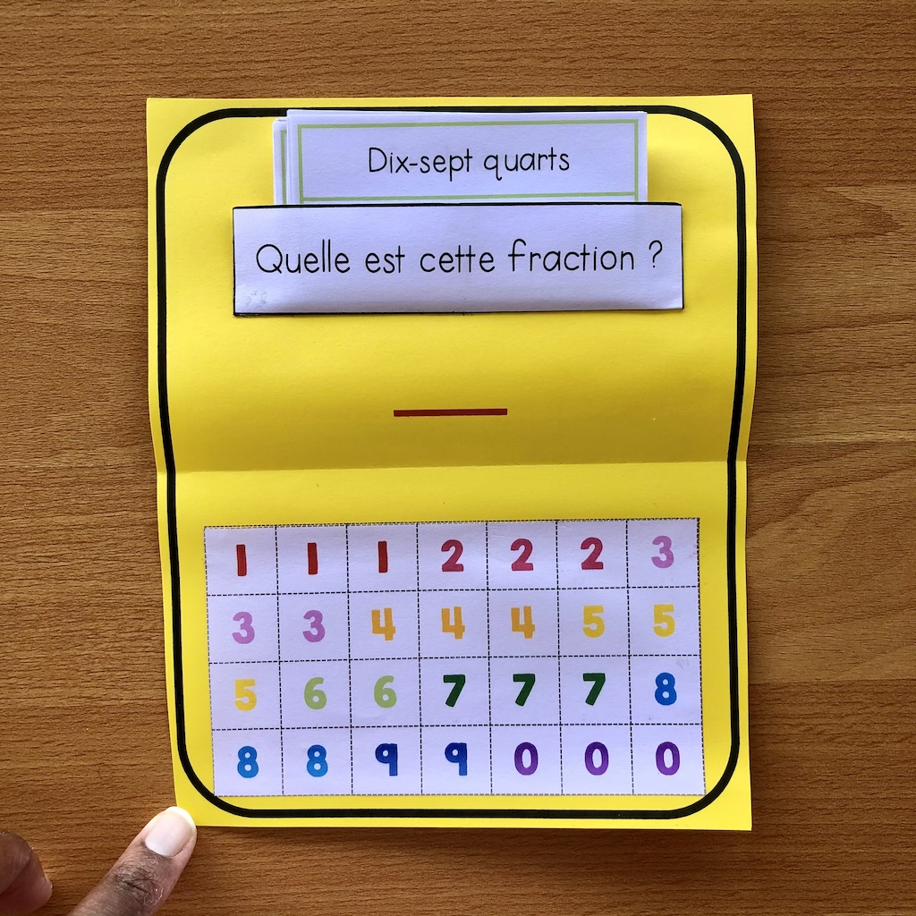 Ateliers autonomes – Numération – les fractions