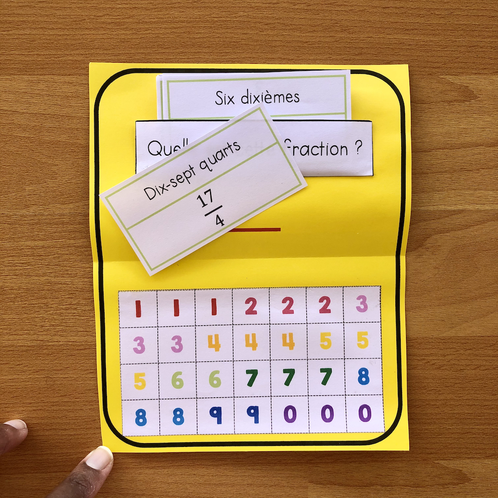 Ateliers autonomes – Numération – les fractions
