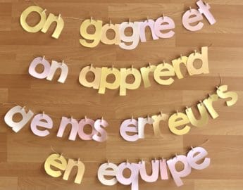 Affichages – Les cinq principes de notre classe et affiche de porte