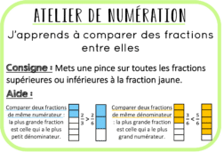Ateliers autonomes – Numération – les fractions (2)