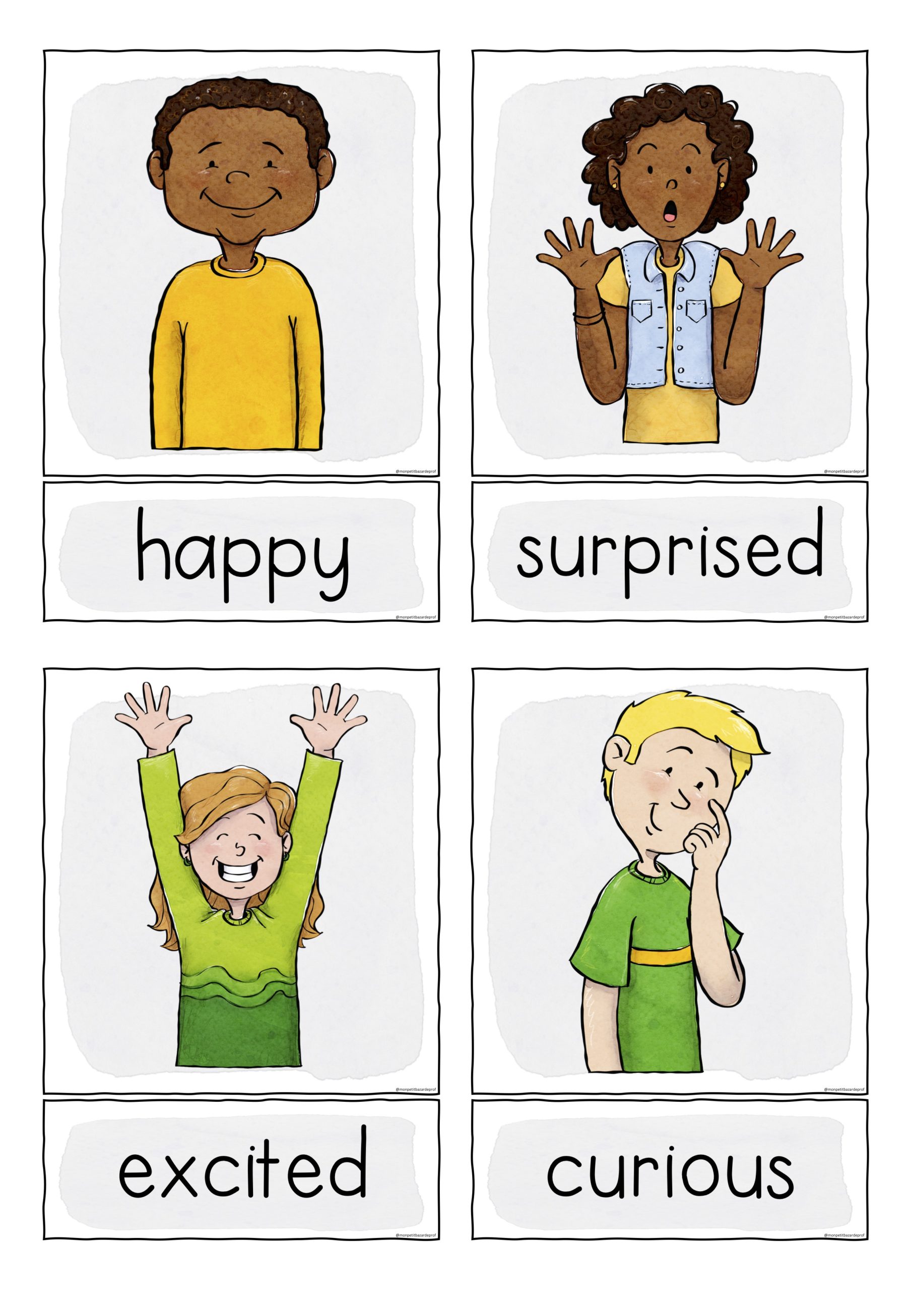 Emotions Flashcards British Council at Shirley Vining blog