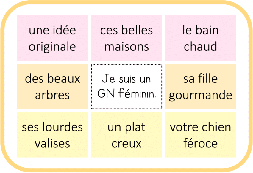 Ateliers autonomes – Orthographe – le genre et le nombre des noms