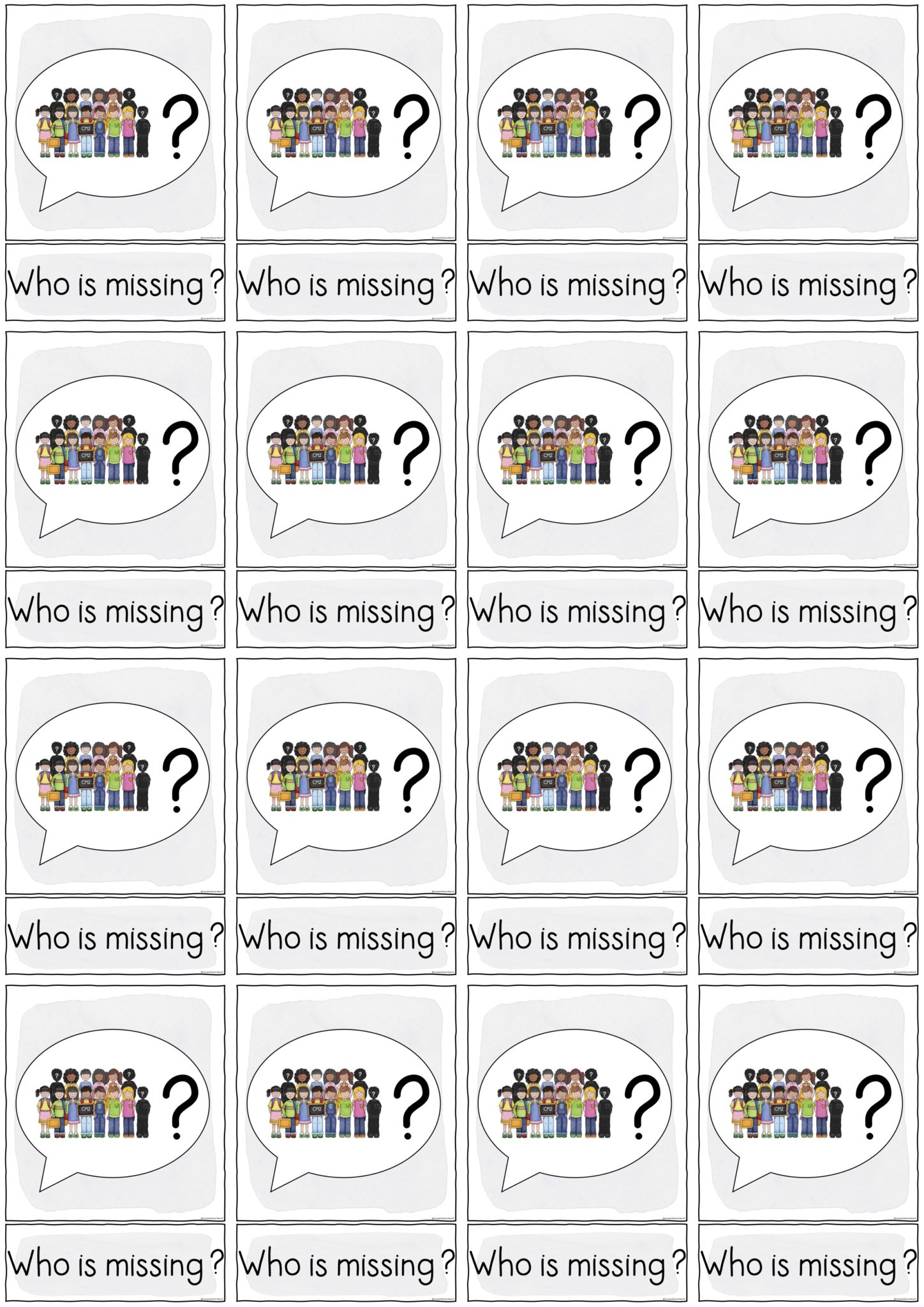 Flashcards – Anglais – Questions rituelles