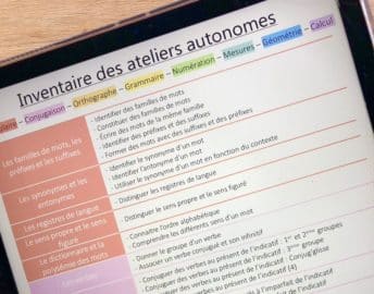 Mes programmations et progressions