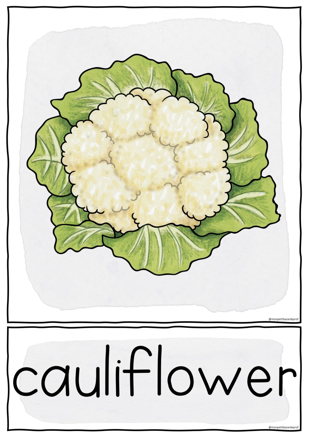 Flashcards – Anglais – Food, fruits and vegetables