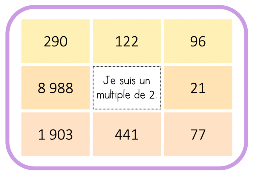 Ateliers autonomes – Calcul – les critères de divisibilité