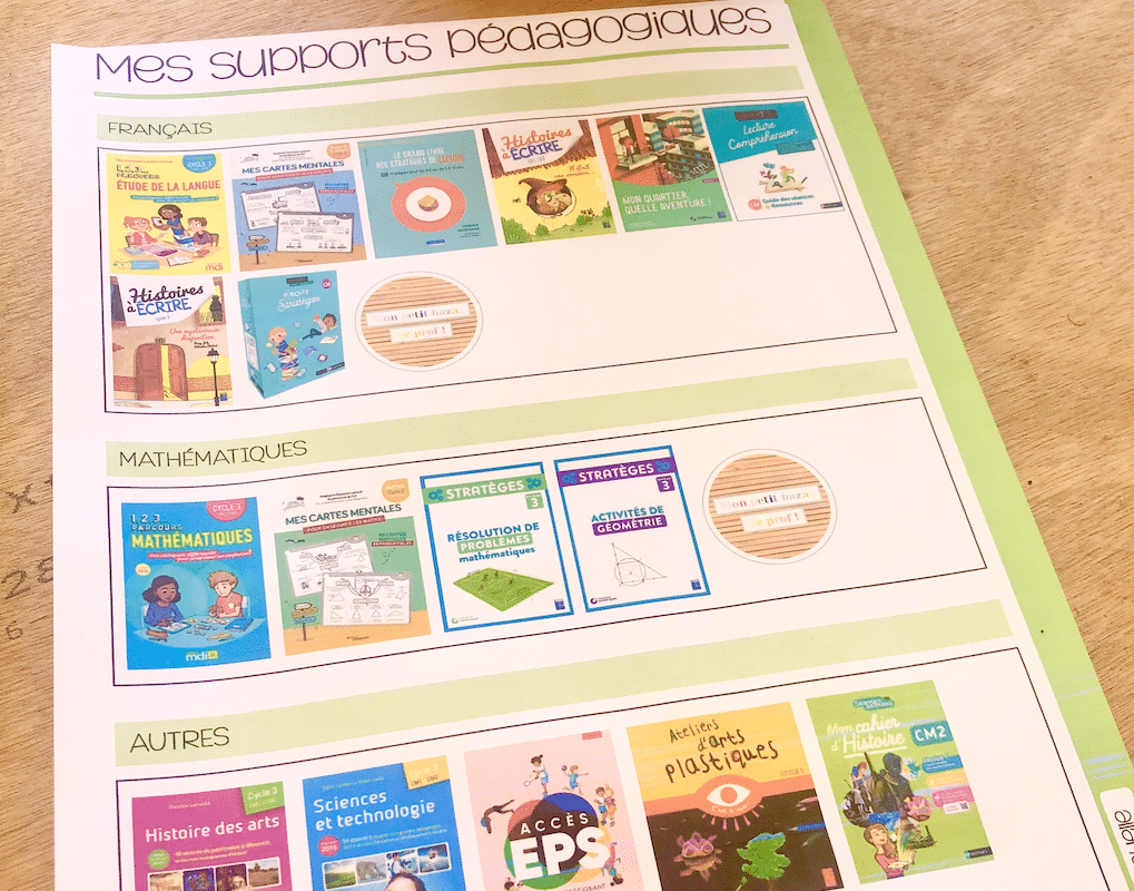 Mes programmations et progressions