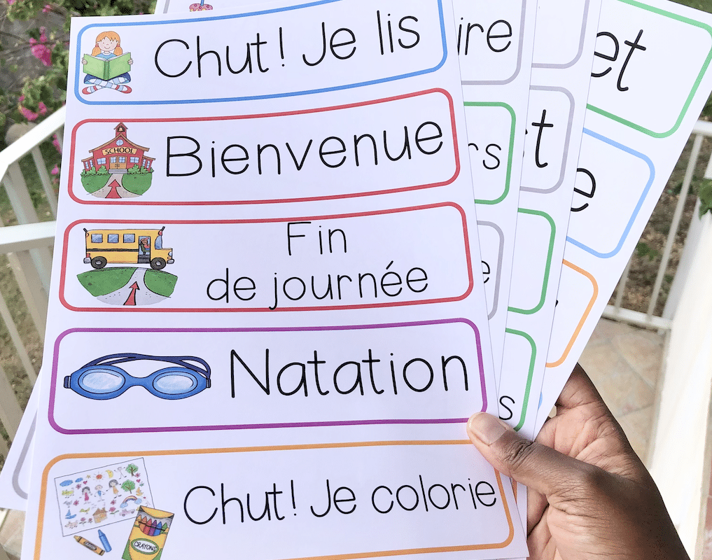 Programme du jour, schedule cards, édition 2024