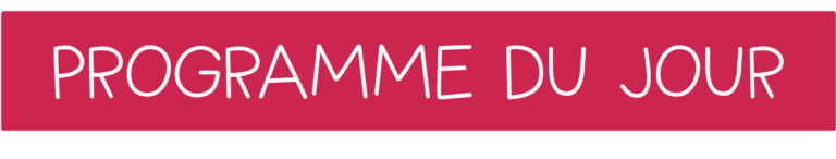 Programme du jour, schedule cards, édition 2024