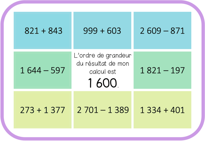 Ateliers autonomes – Calcul – les additions et les soustractions