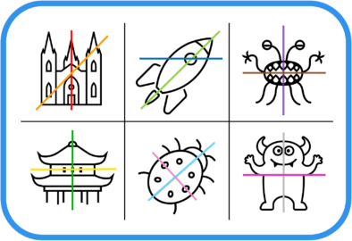 Ateliers autonomes – Géométrie – la symétrie axiale